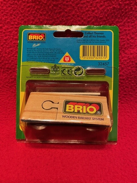 Yahoo cat Brio BRIO Wooden rail locomotive Thomas Toad the Brake Van | eBay