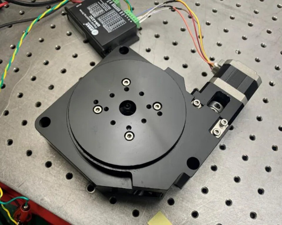 Ultra-thin Electric Rotary Table CNC Indexing High Precision Turntable ...