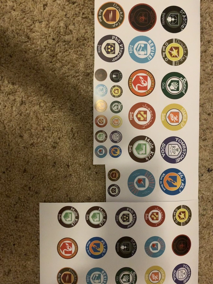 Call Of Duty Zombies Perks Labels