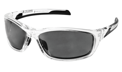 Prosafe HAWK SAFETY SPECTACLE Hard Coating, Clear Frame, SMOKE GREY ...