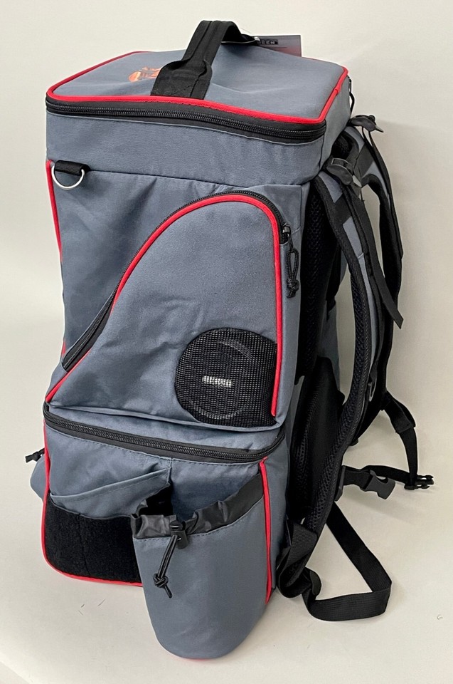 FLY GREEN PERFORMANCE RED ROCKS GREY FG 1 DISC GOLF BACKPACK BAG ...