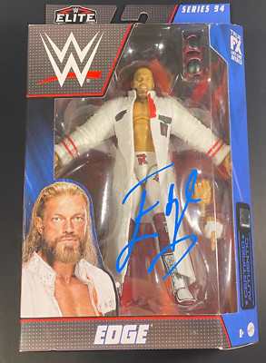 WWE AEW EDGE Signed Mattel Elite Series 94 Action Figure BECKETT ...