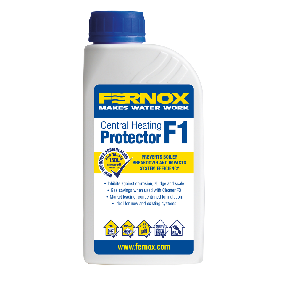 10 x Fernox F1 Protector 56599 500ml Central Heating Inhibitor ...