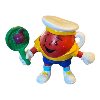 Vintage PVC Figure KOOL-AID Man Tennis Player Pickle Ball | eBay