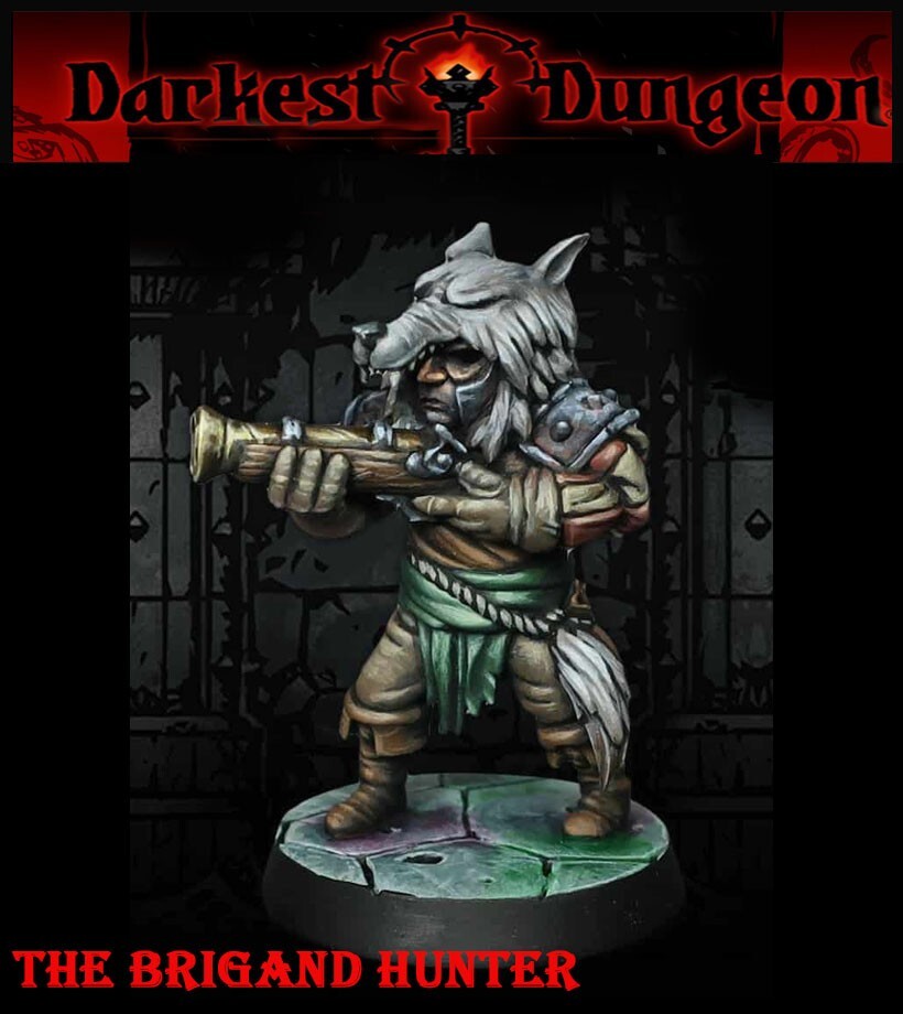 Brigand Hunter Bandit DnD D&D Fantasy miniatures DARKEST DUNGEON FLAT ...