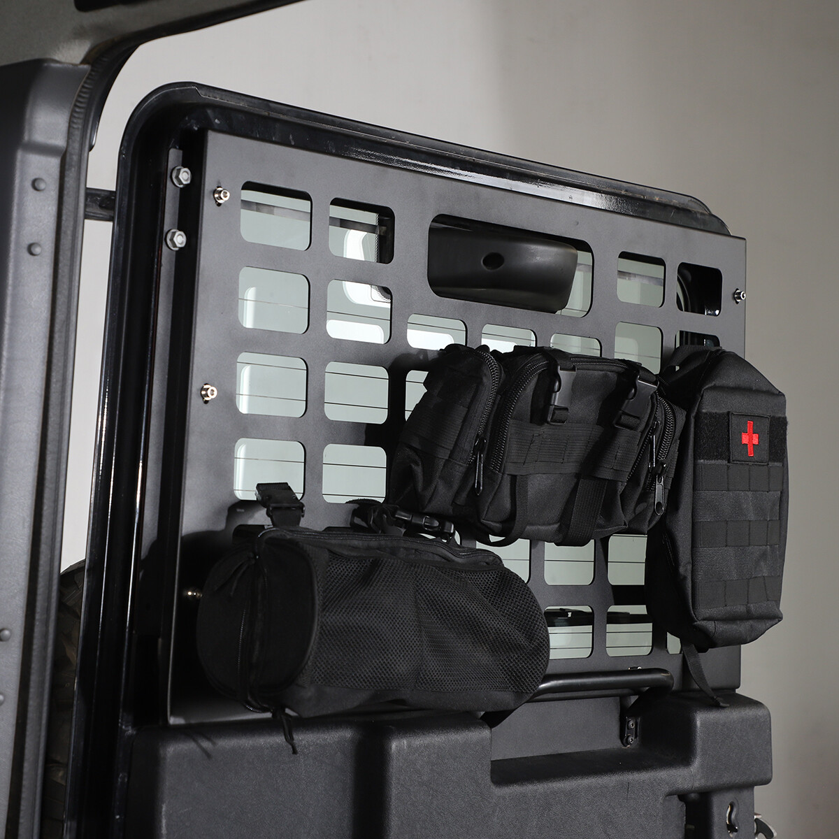 Tailgate Rear Window Trunk Storage Molle Panel For LR Defender 90 110 ...