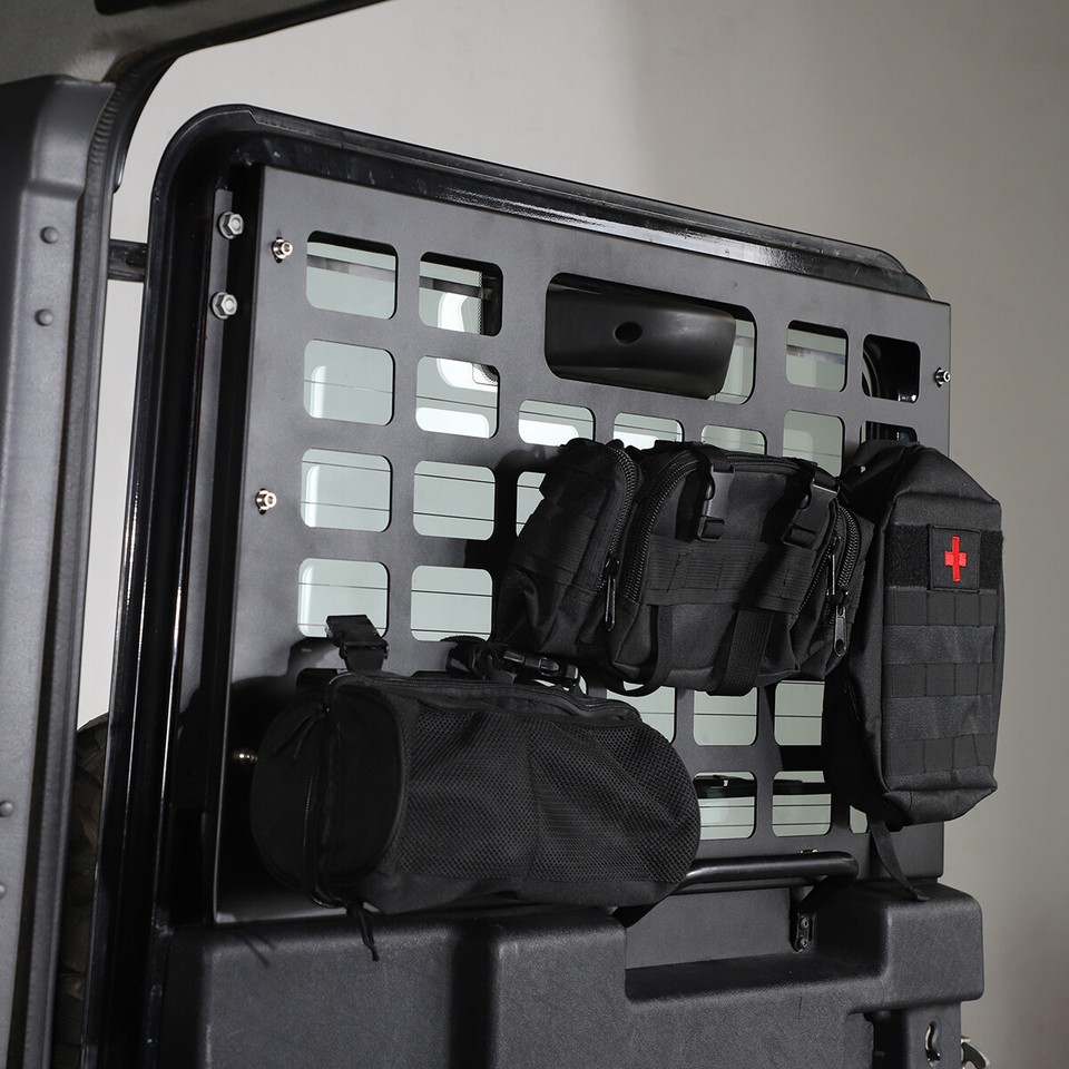 Tailgate Rear Window Trunk Storage Molle Panel For LR Defender 90 110 ...