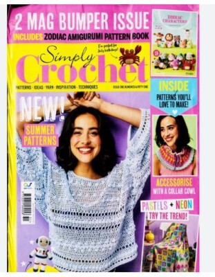 Simply Crochet (UK) Magazine Issue #151 NEW SUMMER PATTERNS + 2 MAG ...
