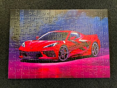 Corvette C8 C8R Jigsaw Puzzle 8x11.5 120pc Lt4 | eBay