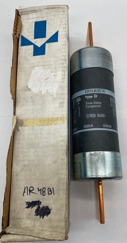 Gould Shawmut CRS 600 Time Delay Fuse, 600VAC 600Amp, Type D | eBay