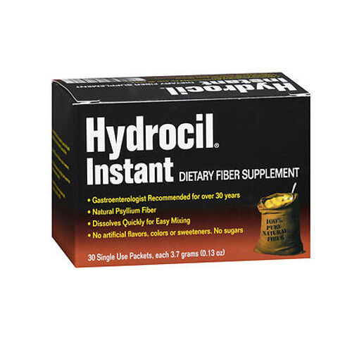 Instant Dietary Fiber Supplement Packets 30 Count By Hydrocil | eBay