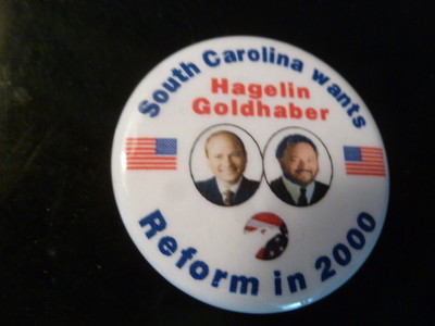 Presidential South Carolina Pin Back Reform Party Campaign Button ...