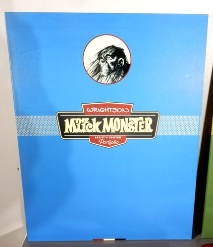 *SIGNED* LIMITED BERNIE WRIGHTSON MUCK MONSTER ARTIST PORTFOLIO OOP 1ST ...