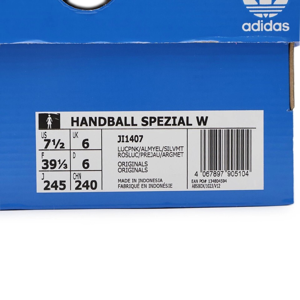 JI1407 adidas Originals Handball Spezial Lucid Pink Almost Yellow Silve ...
