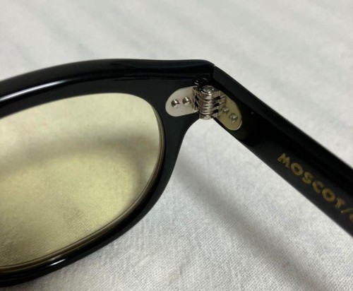 MOSCOT LEMTOSH 46 24-145 Black Frame Yellow Lens w/ Case | eBay