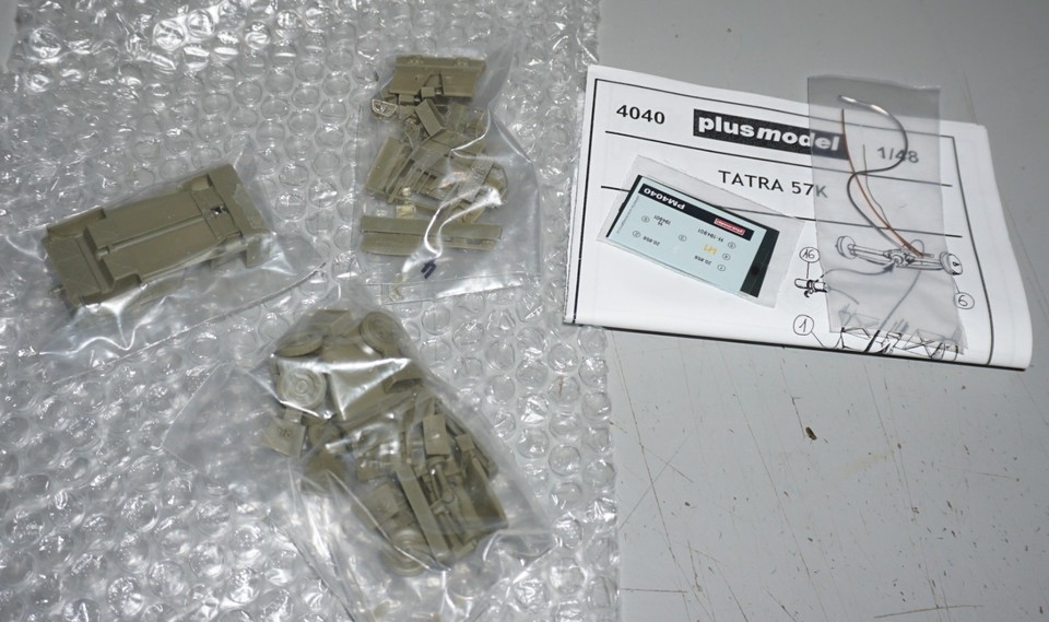 Tatra 57K Plus Model Resin Kit Military 1/48 Complete & Unstarted. | eBay