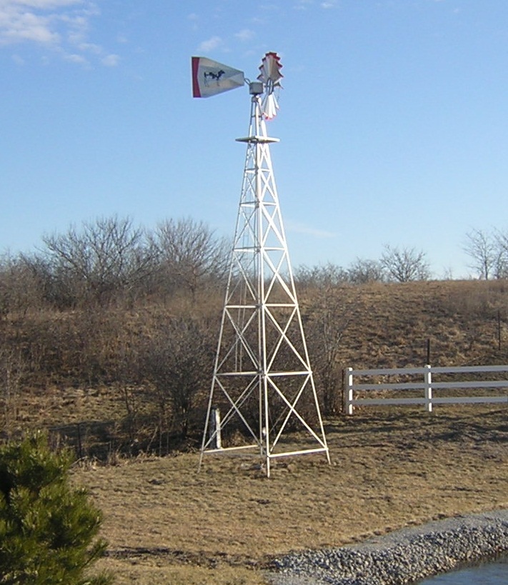 18 Ft Tall Hand Made in the USA Aluminum Garden Windmill, Wind Wheel | eBay