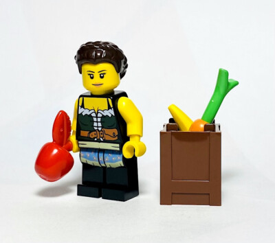 NEW LEGO Medieval Merchant, Female minifigure - Castle - Made Of ...