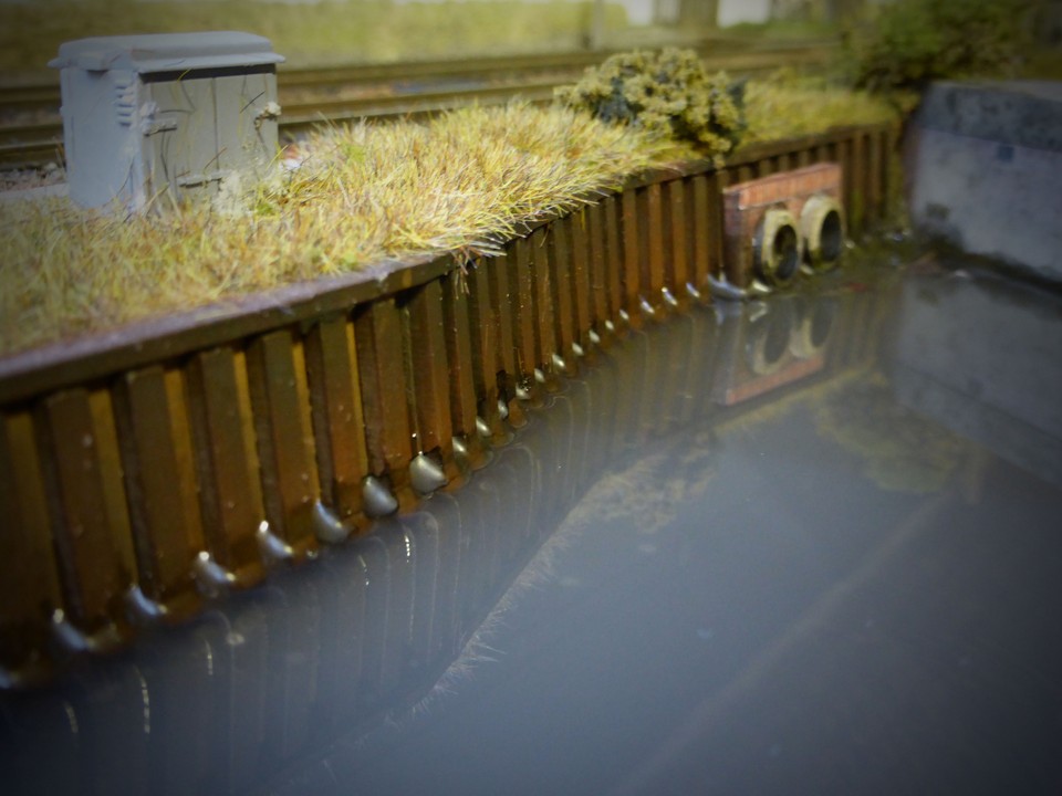 LASER CUT CANAL PILING DOCKSIDE QUAYSIDE N SCALE 1:148 MODEL RAILWAY ...
