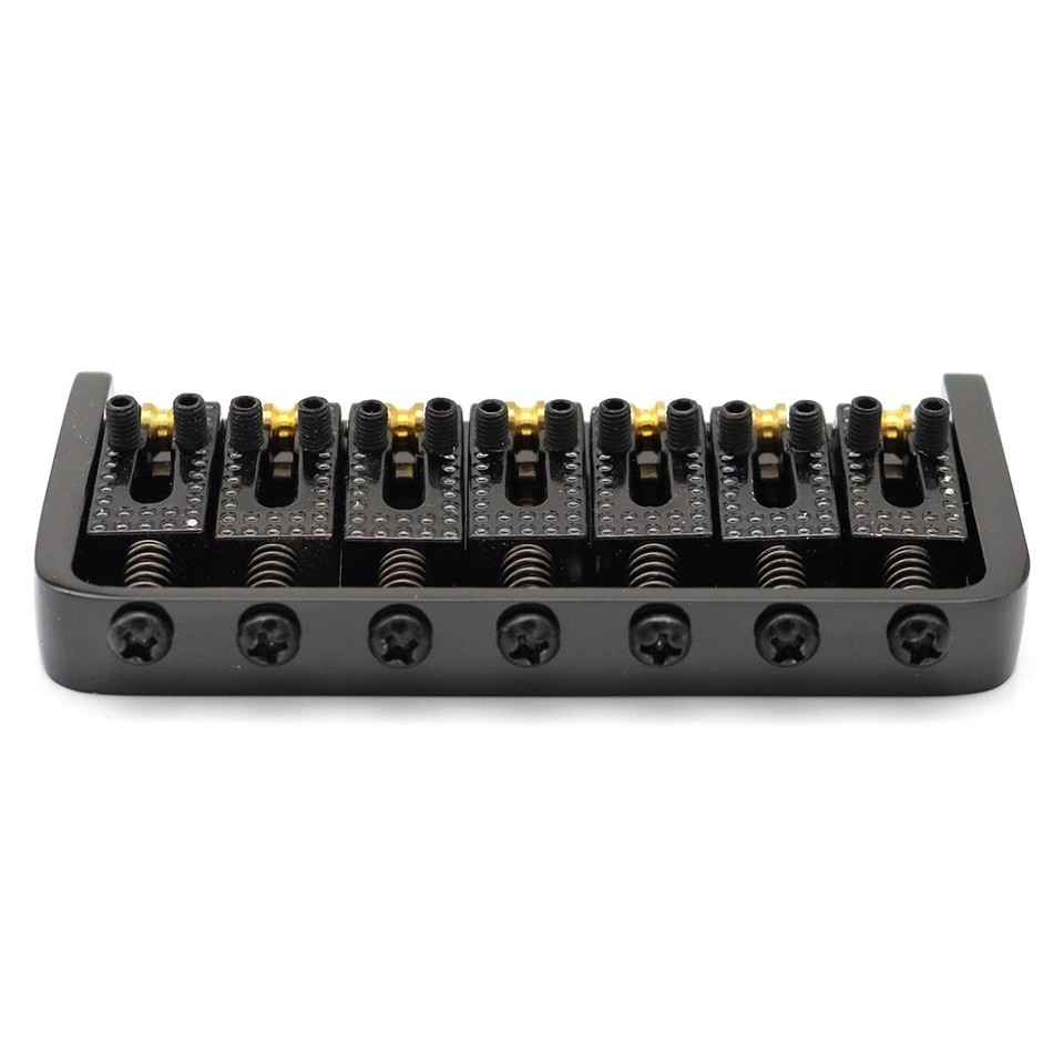 Metal 7 String Electric Guitar Fixed Bridge Roller Saddles Hardtail ...