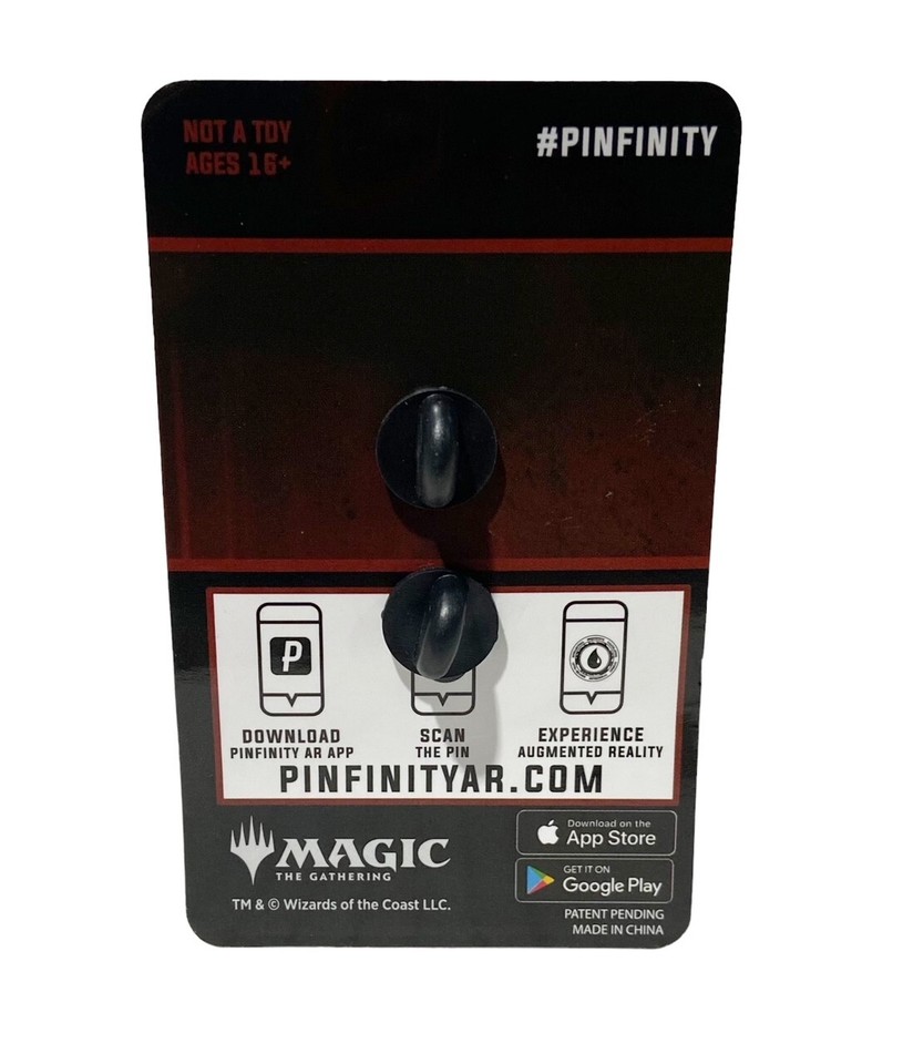 MTG Pinfinity PFMTG004 Blue Mana Crest Augmented Reality Pin | eBay