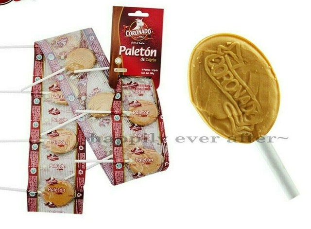 Coronado Paleton De Cajeta Quemada Mexican Goat Milk Candy Lollipops ...
