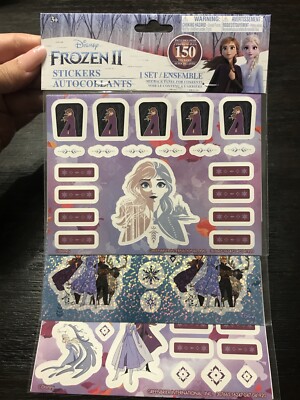 Disney Frozen 2 - 150 Stickers - Anna, Elsa, Olaf Stickers | eBay