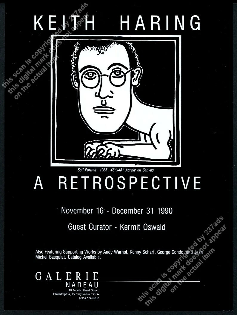 Keith Haring Self Portrait