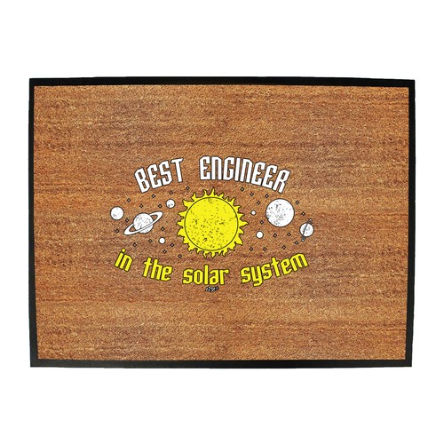 Best Engineer Solar System Shed Bar Man Cave Novelty Funny Door Mat ...