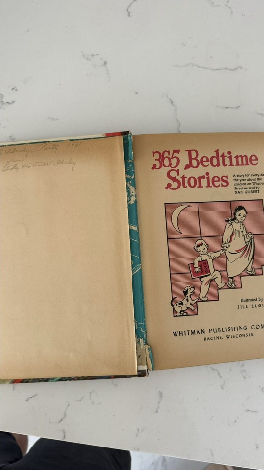 365 Bedtime Stories Book Nan Gilbert, Whitman Publishing Company ...