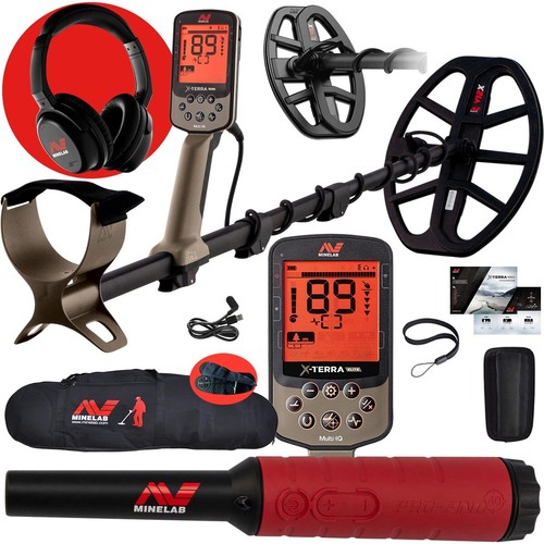 Minelab X-Terra Elite Multi-Frequency Metal Detector, Headphones ...