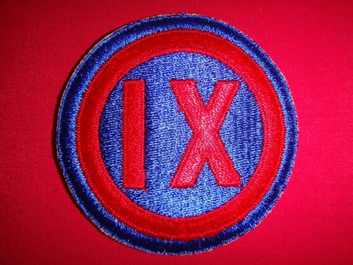 Armée Américaine 9th Ix Corps Machine Patch Brodé | eBay
