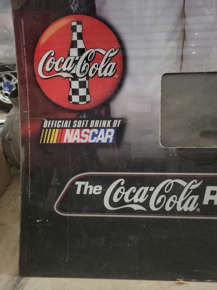 Dale Earnhardt Coke Coca Cola Vending Machine Front Face 76” Nascar Man ...