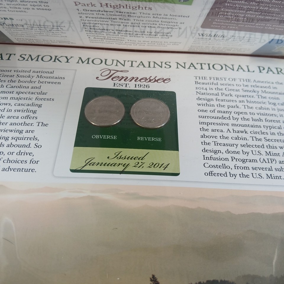 The National Parks Quarters Collection 2010-2020 Complete 56 Panels ...