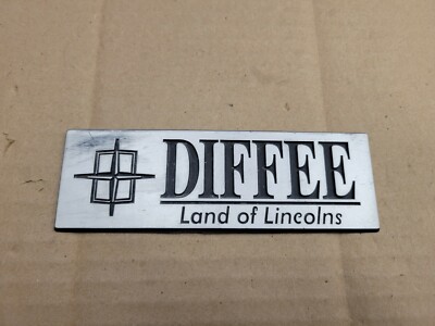 Diffee Lincoln El Reno Oklahoma Car Dealership Emblem Badge Logo ...