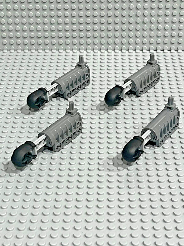 Lego Launcher Cannons 57029 and Projectiles 57028 Dark Bluish Gray (4 ...
