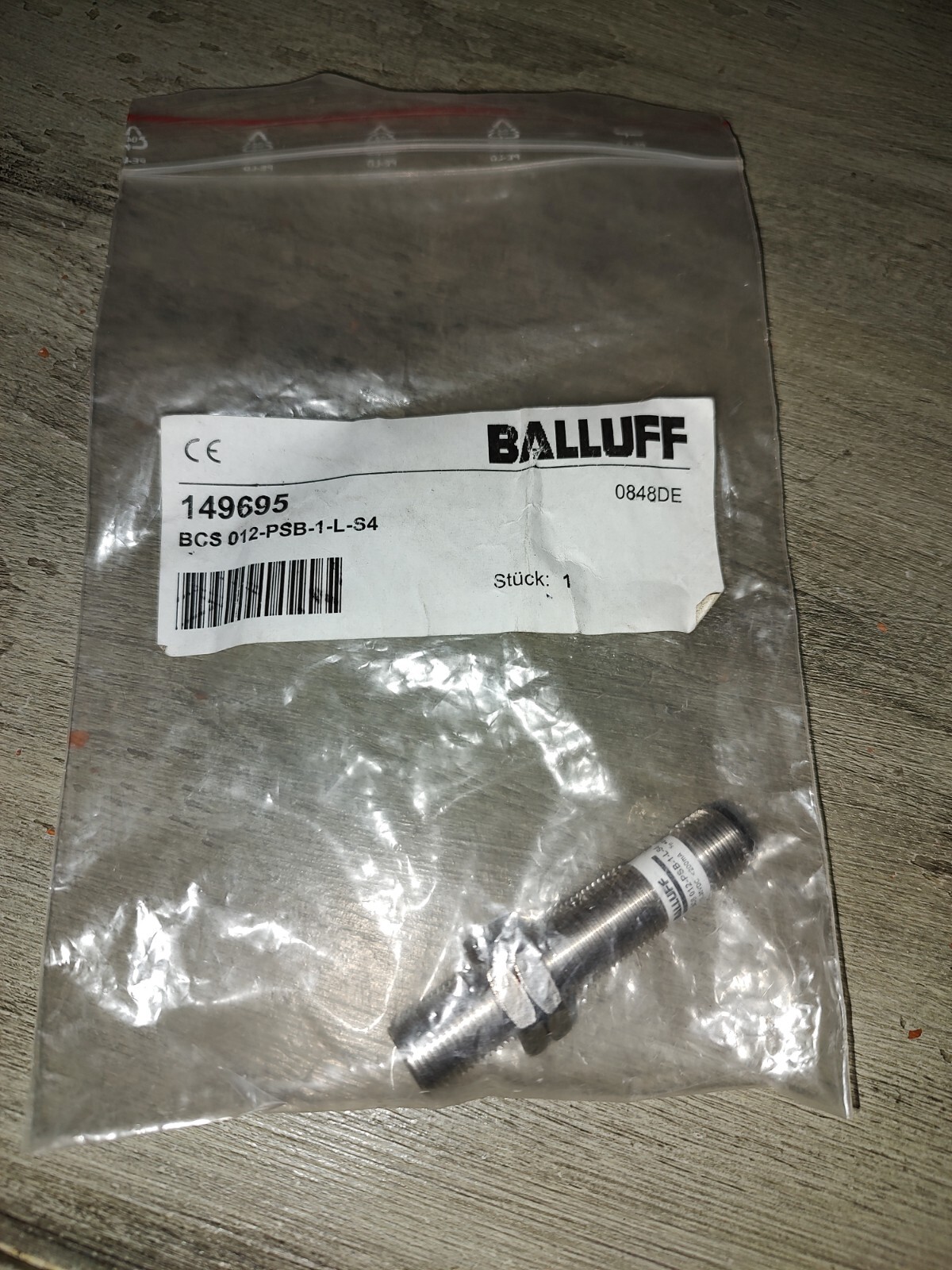 BALLUFF BCS 012-PSB-1-L-S4 PROXIMITY SWITCH | eBay