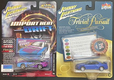 Nissan Johnny Lightning mix x2 - Import Heat 240sx & Trivia GTR R34 ...