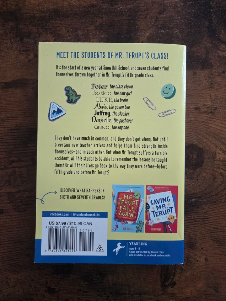 Mr. Terupt Paperback Books 1 and 2 VERY GOOD 9780307930460| eBay