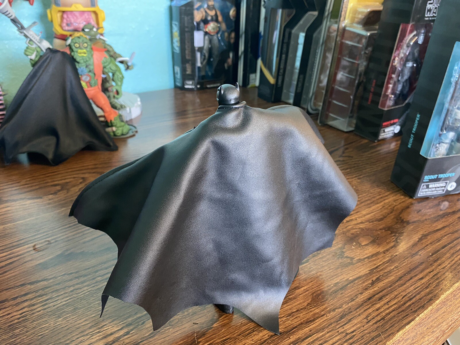 Custom Batman 89 Keaton Cloth Cape Figure Dc Multiverse/ Mcfarlane Cape ...