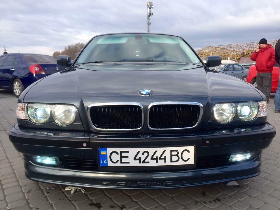 bmw E38 splitter front bumper 7 series Alpina style bumper pad with ...