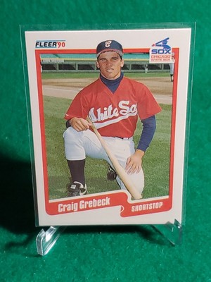 1990 Fleer Update #U-85 Craig Grebeck Rookie RC XRC Chicago White Sox ...