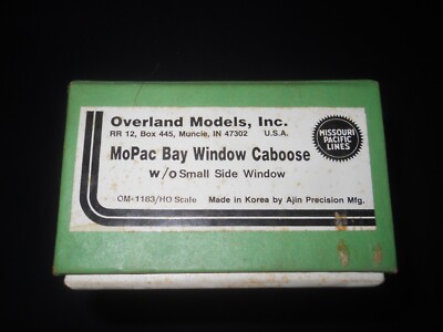 HO Brass Overland Models Missouri Pacific Bay Window Caboose w/Small ...