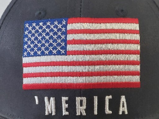 'Merica Flag Embroidered Hat Baseball Cap Black Hat New! | eBay