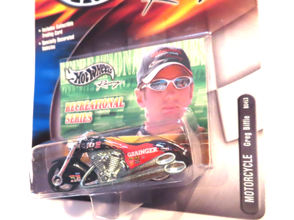 2000 Hot Wheels Racing - Motorcycle Greg Biffle B0453 #16 Mint on Card ...