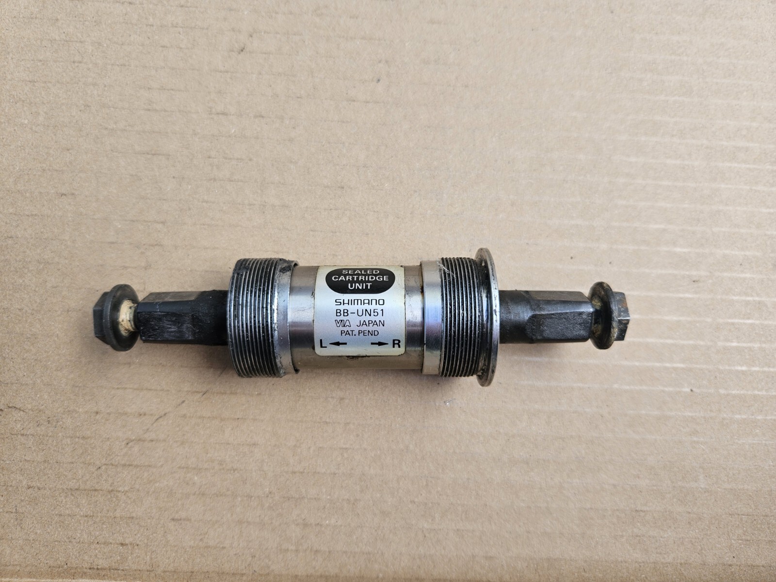 Shimano BB-UN51 68mm Cartridge Bottom Bracket 128mm Spindle Japan | eBay