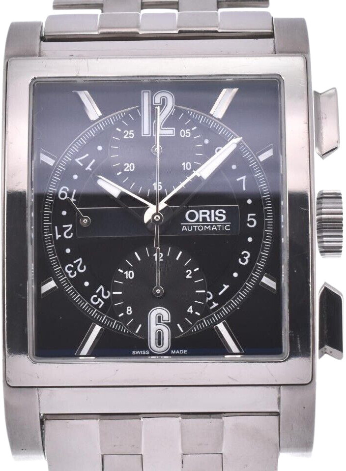 Oris Rectangular Men's Black Watch - 01 674 7625 7064-07 8 27 77 for ...
