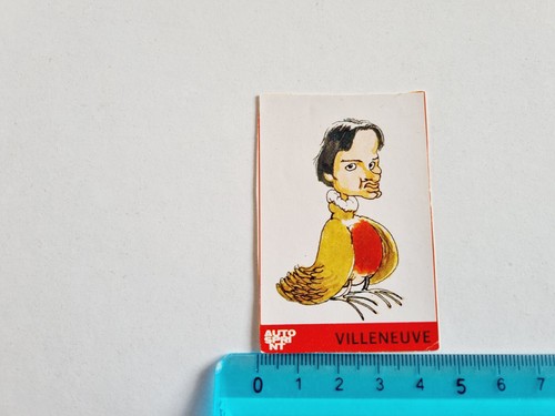 Adhesive Gilles Villeneuve Autosprint Sticker Autocollant Vintage 80s ...