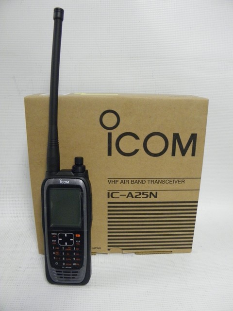 Ic-a25n Icom VHF Airband Handheld Navigation Transceiver GPS Bluetooth ...