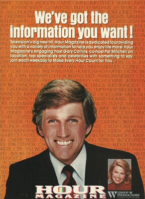 1981 Hour Magazine Gary Collins TV Show vintage print ad 80's ...
